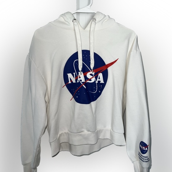 Tops | Nasa Cropped Hoodie | Poshmark